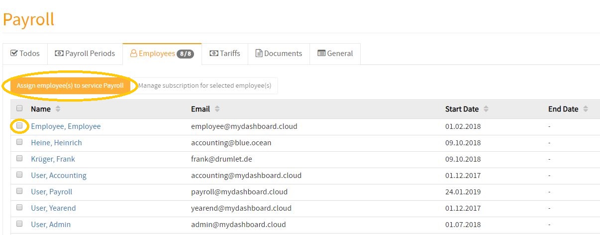 How to manage my payroll service?